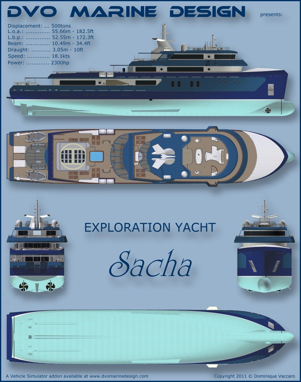 Sacha, an Exploration Yacht